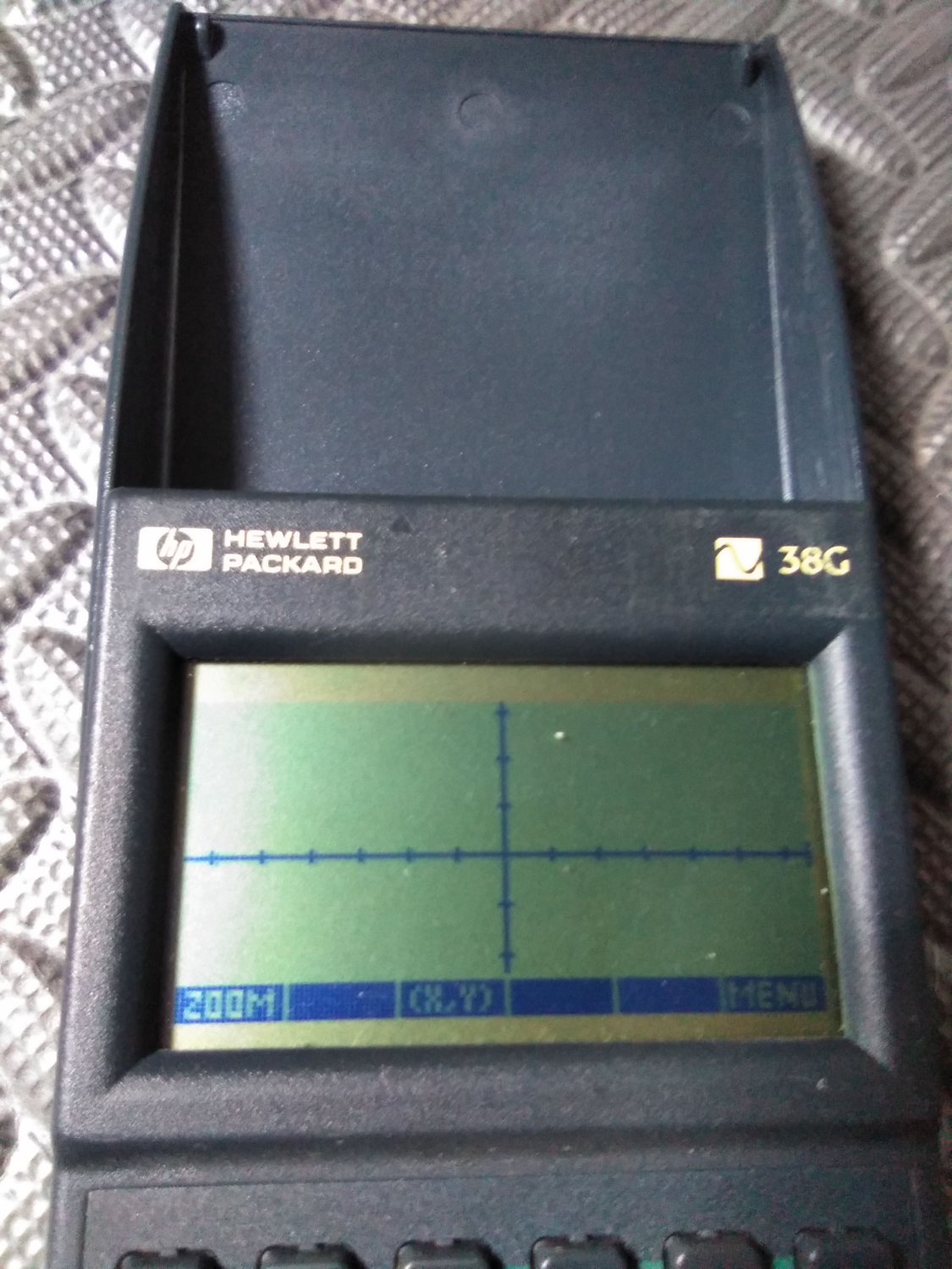 Vintage HP Hewlett Packard 38G Graphing Calculator with Flip Cover 1995 ...