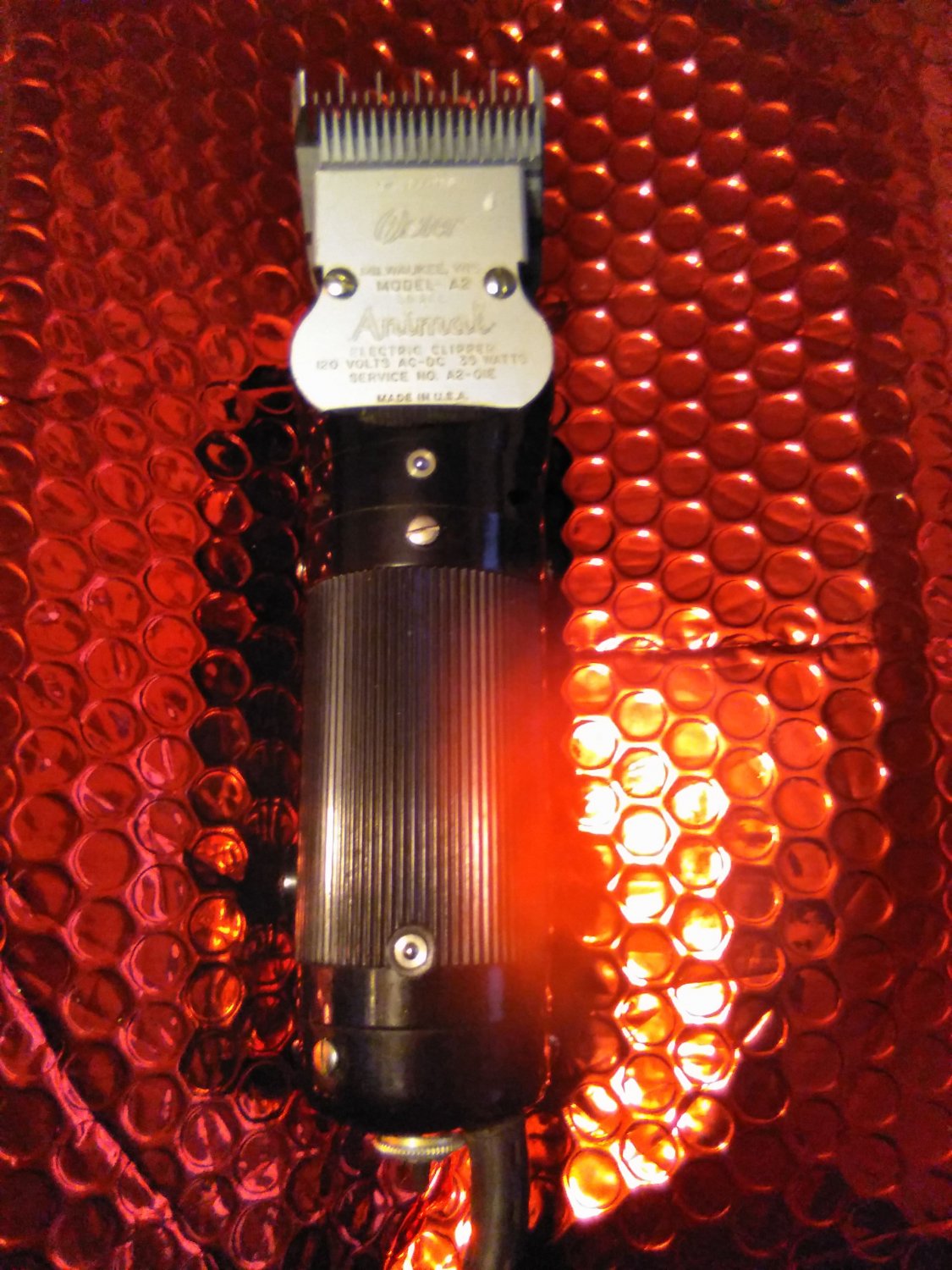 OSTER SMALL ANIMAL CLIPPER MODEL A-2 PET GROOMING electric clipper