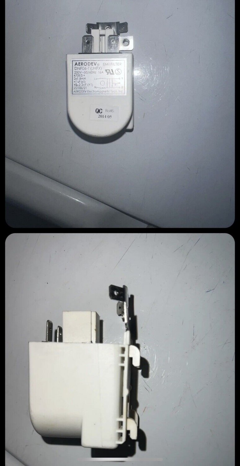 GE Washer EMI Noise Filter WH41X1030,WH41X10123, WH41X10298, DNF06-T