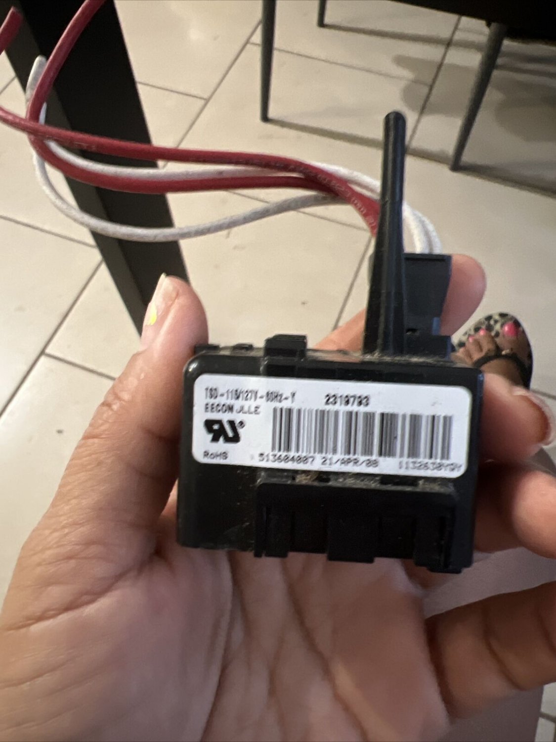 Whirlpool Refrigerator Start Relay And Capacitor - Part # 2319793 ...