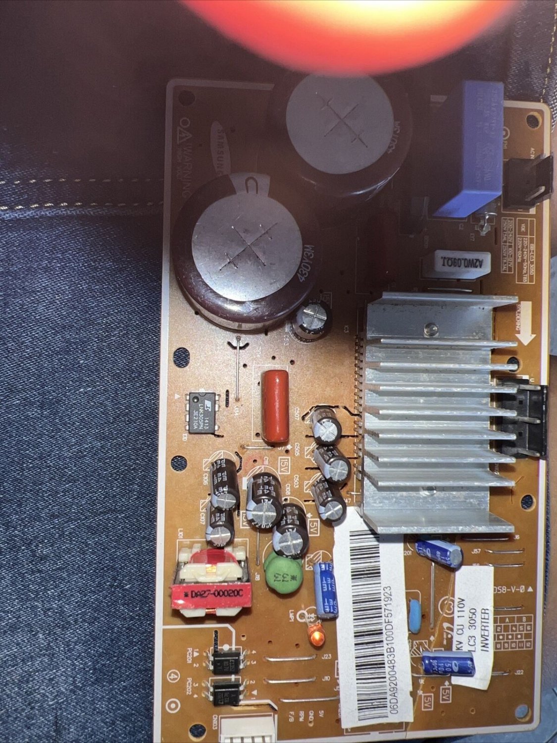 Samsung Refrigerator Electronic Control Board DA92-00483B Da41-00822a