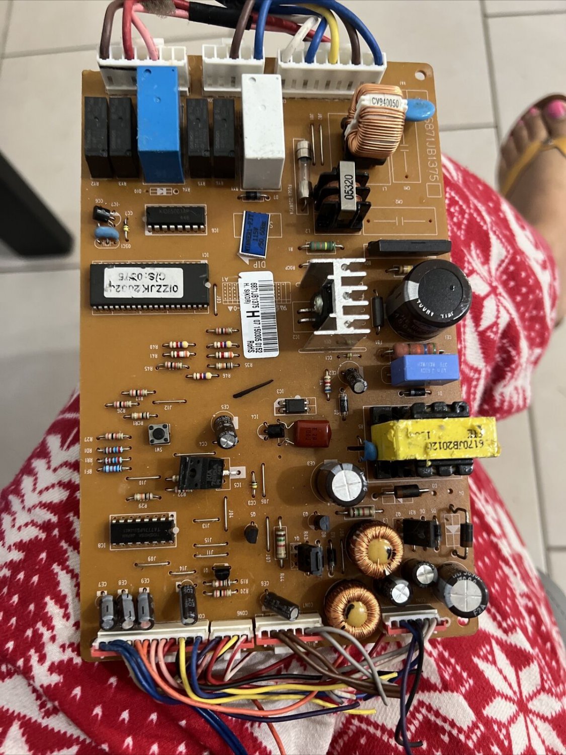 LG Refrigerator Electronic Control Board 6871JB1375E 6871JB1375H