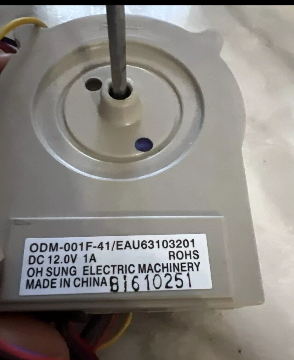 EAU63103201 OEM Evap Fan Motor for Lg