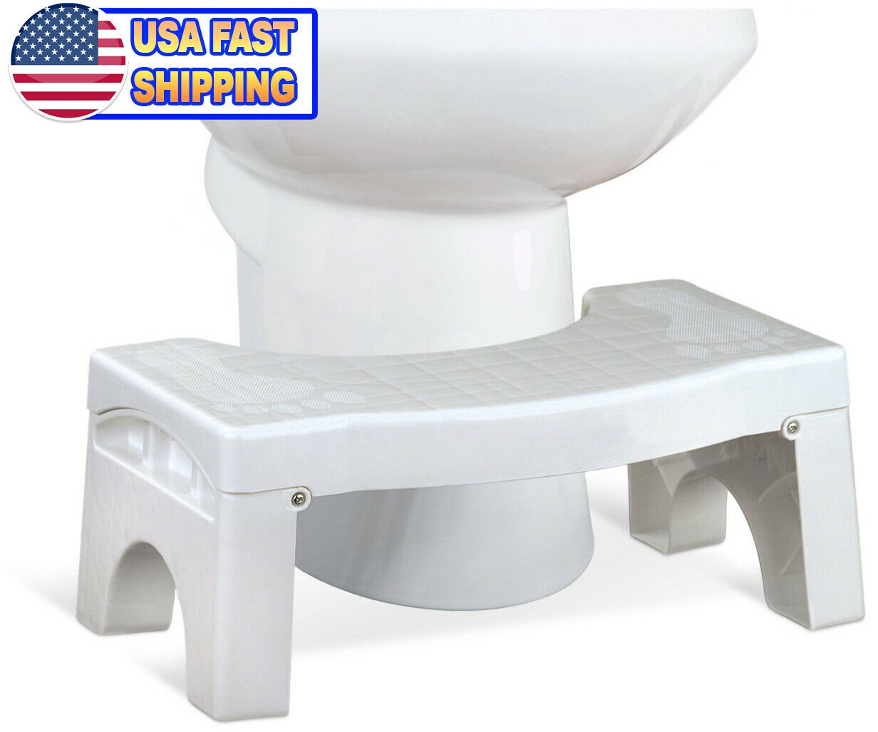 Squat N Drop Portable Folding Squatting Bathroom Toilet Potty Stool Step