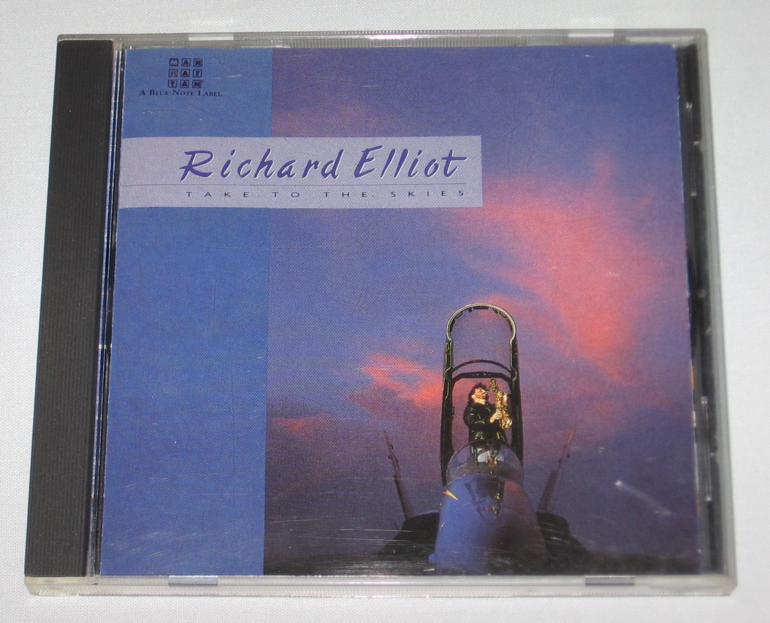 Richard Elliot Take to the Skies 1989 Music Cd Manhattan Blue Note Label