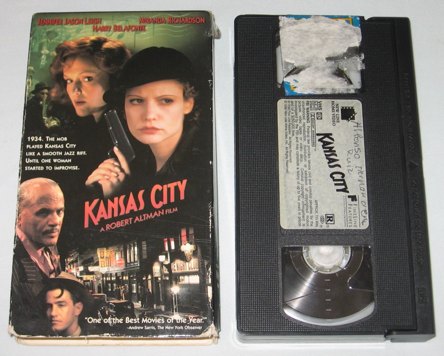 Kansas City (VHS, 1997) Jennifer Jason Leigh, Harry Belafonte, Miranda ...