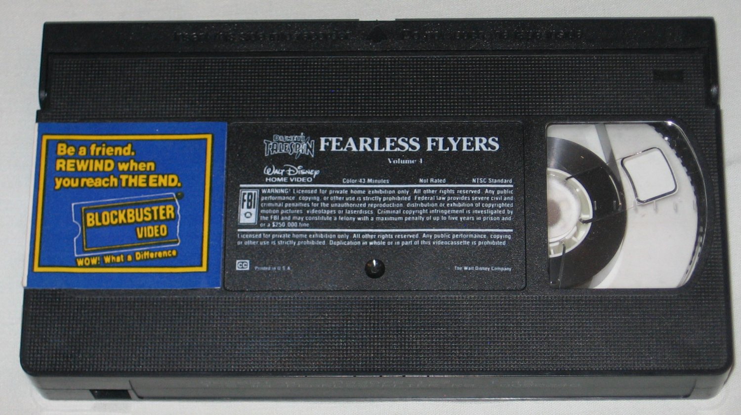 Disney’s Talespin Series Fearless Flyers Volume 4 (VHS, 1991)