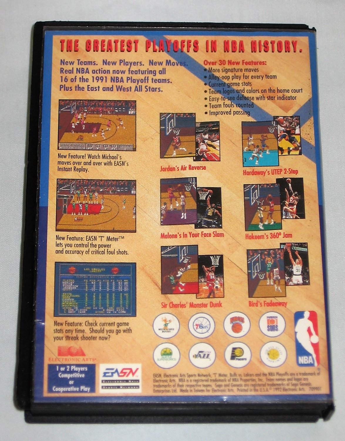 Bulls vs. Lakers and The NBA Playoffs Sega Genesis Basketball Video ...