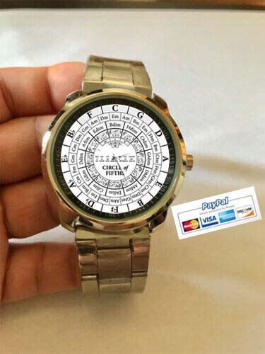Circle of Fifths Music Theory Sport Metal Watch Special For Gift