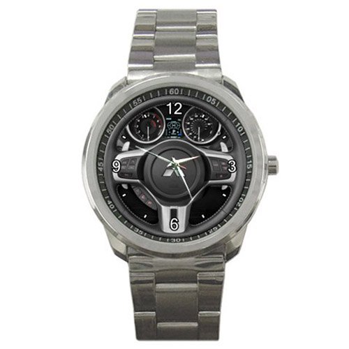 Best Limited! Mitsubishi Lancer Evolution Ralliart Steering Wheel Watch ...