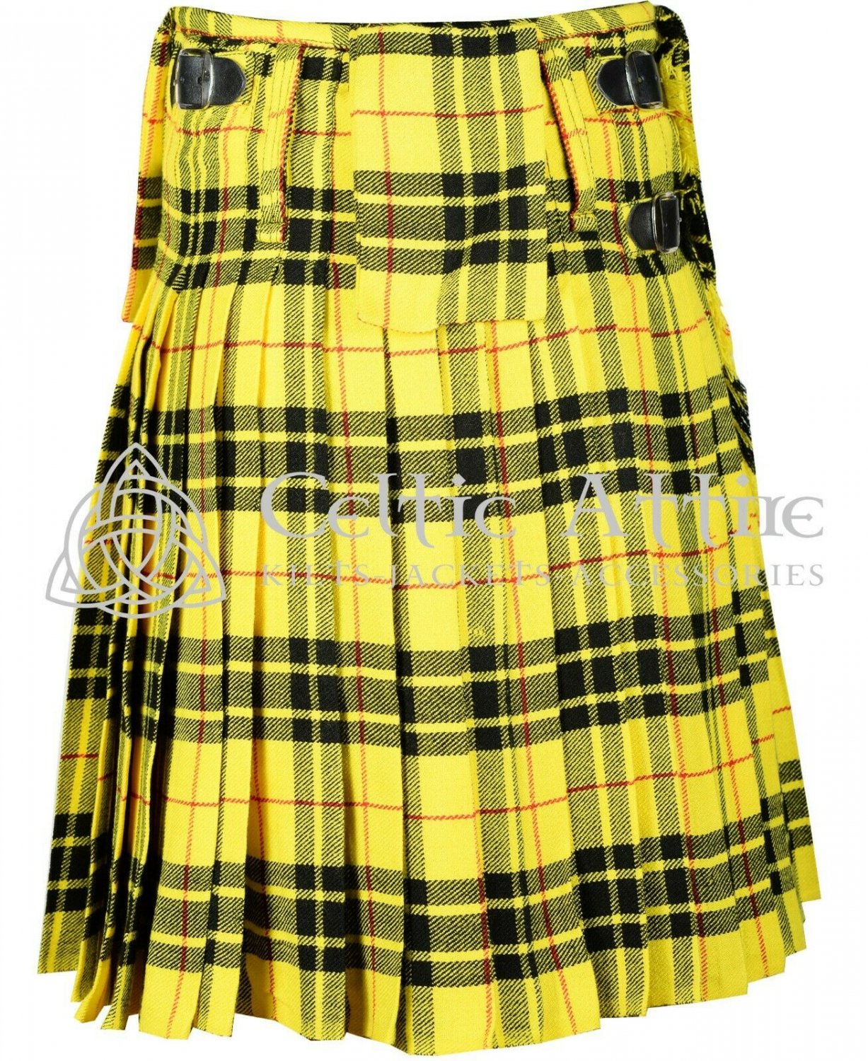 Custom Scottish 8 Yard MACLEOD of LEWIS Tartan KILT Package Free Pin ...