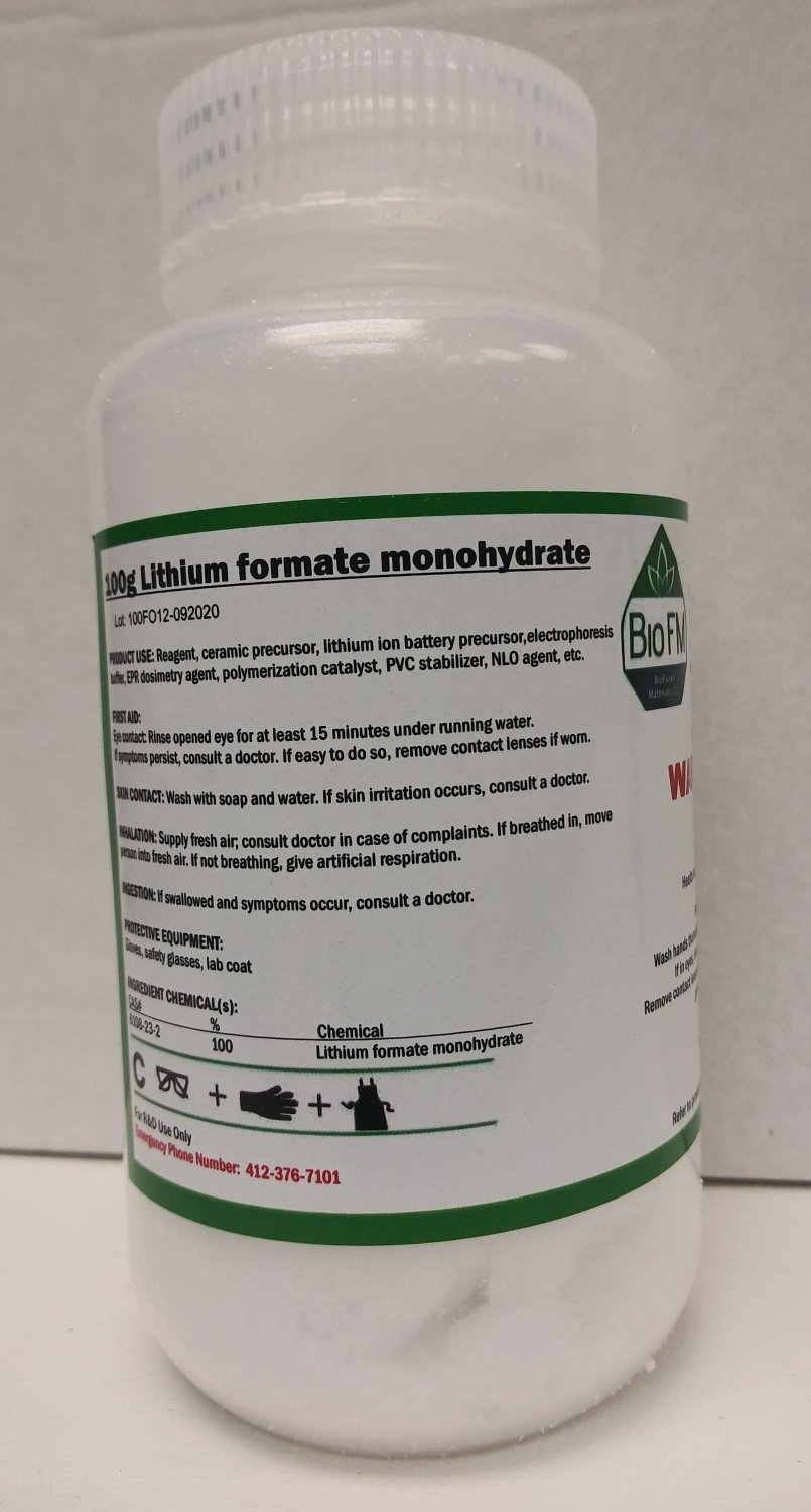 100g Lithium formate monohydrate