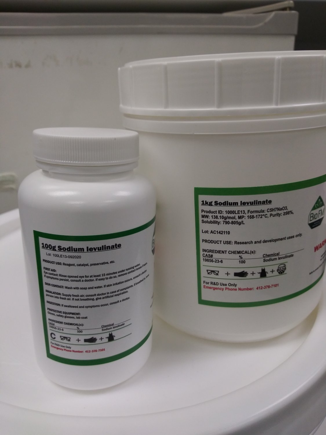 100g sodium levulinate