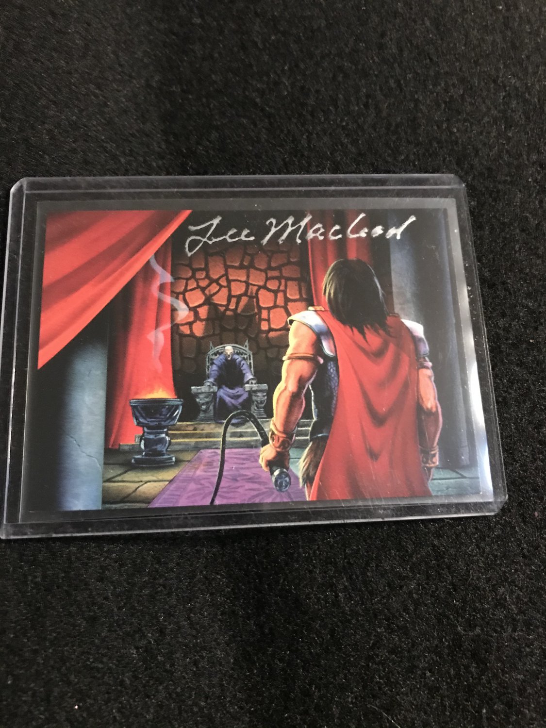 1994 Lee MacLeod autographed #12 chase card