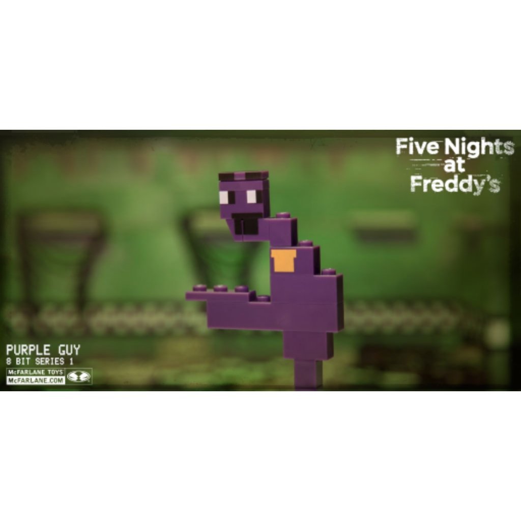 Mcfarlane Five Nights at Freddy FNaF Purple Guy 8-Bit Buildable Figure ...