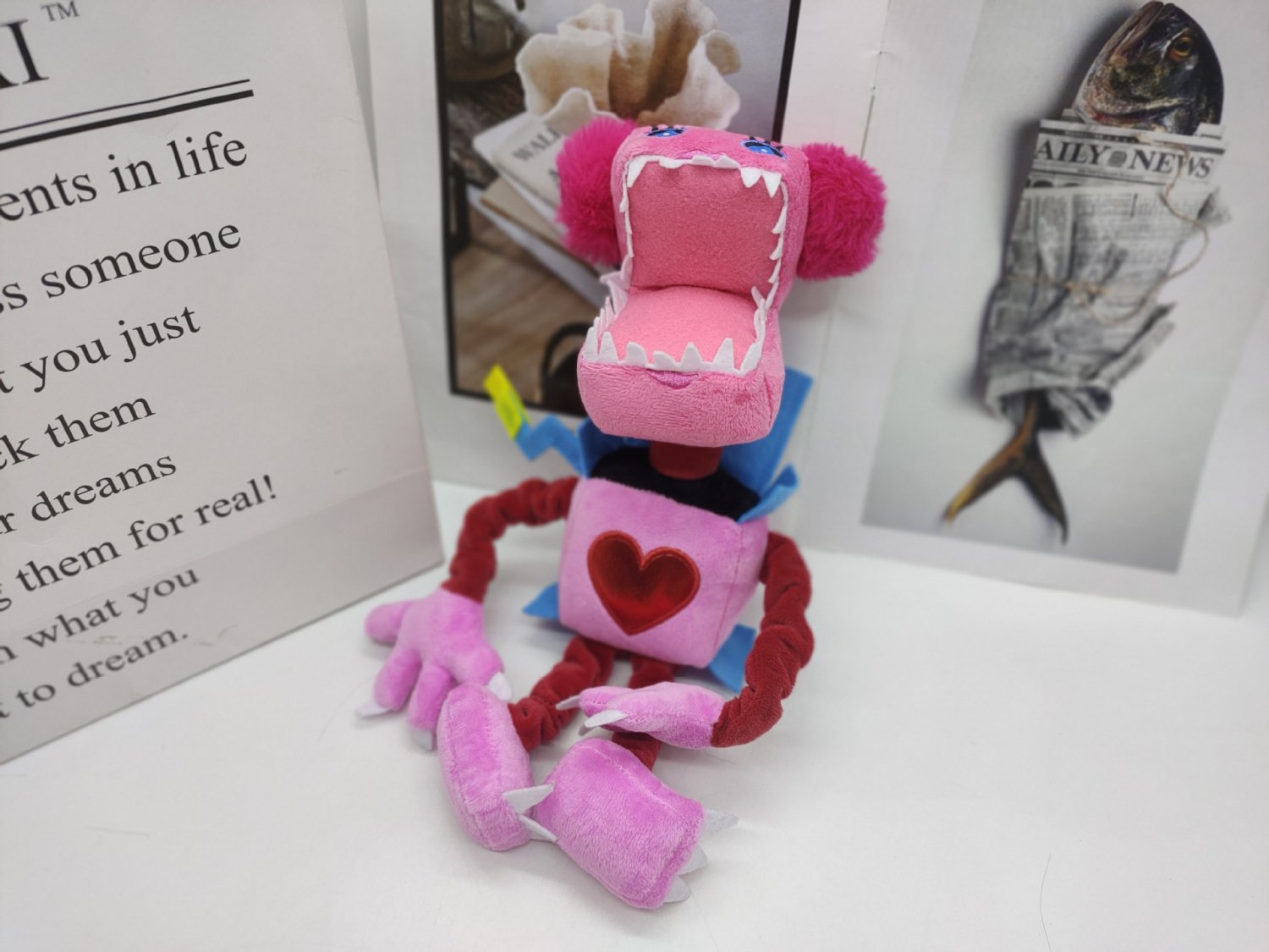 New Pink Boxy Boo Plush Toy Project Playtime Stuffed Game Doll Toys ...