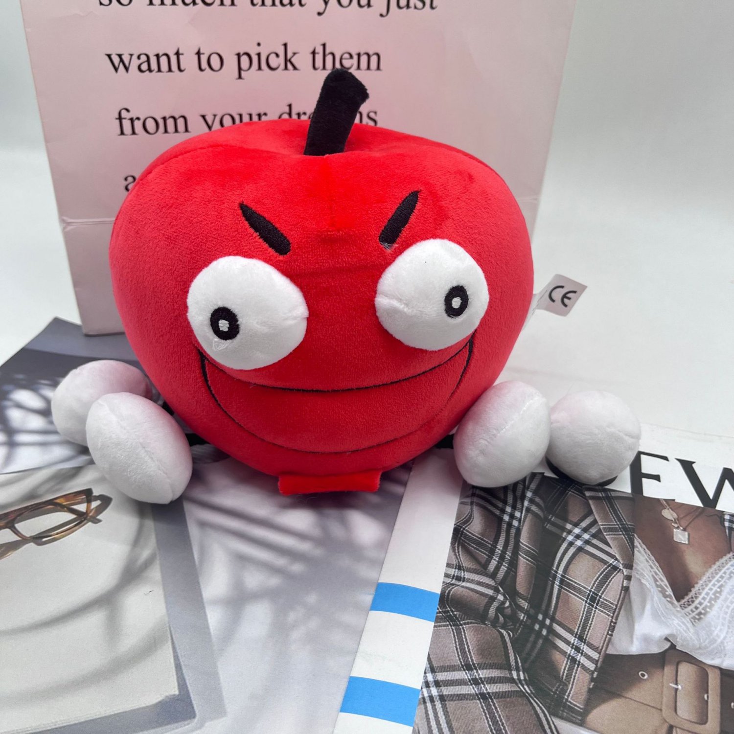 Shovelware Brain Game Plush Toys Soft Banana Pear Melon Stuffed Animal ...