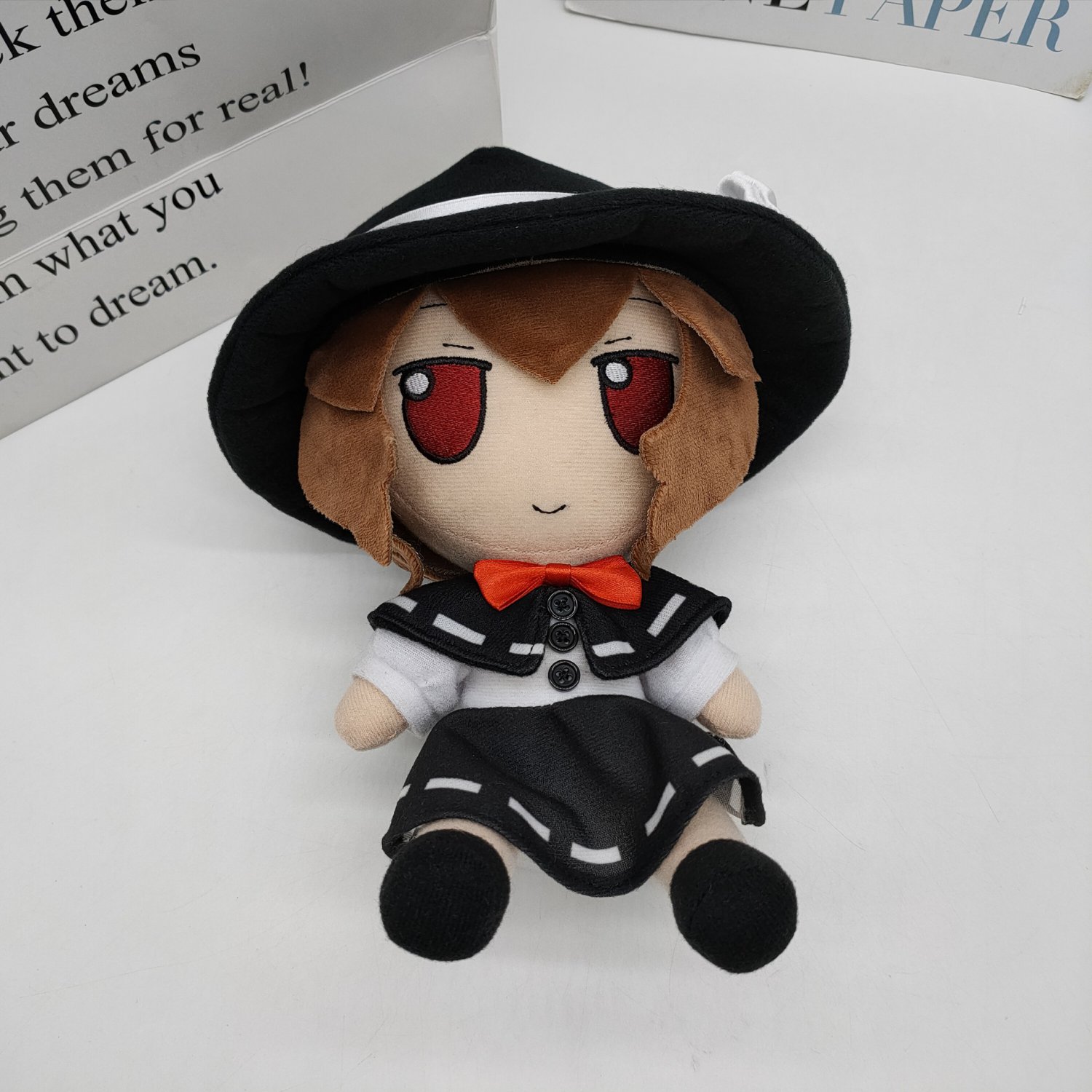 Touhou Project Fumo Fumo Marisa Plush Doll Series With Tin Badge New