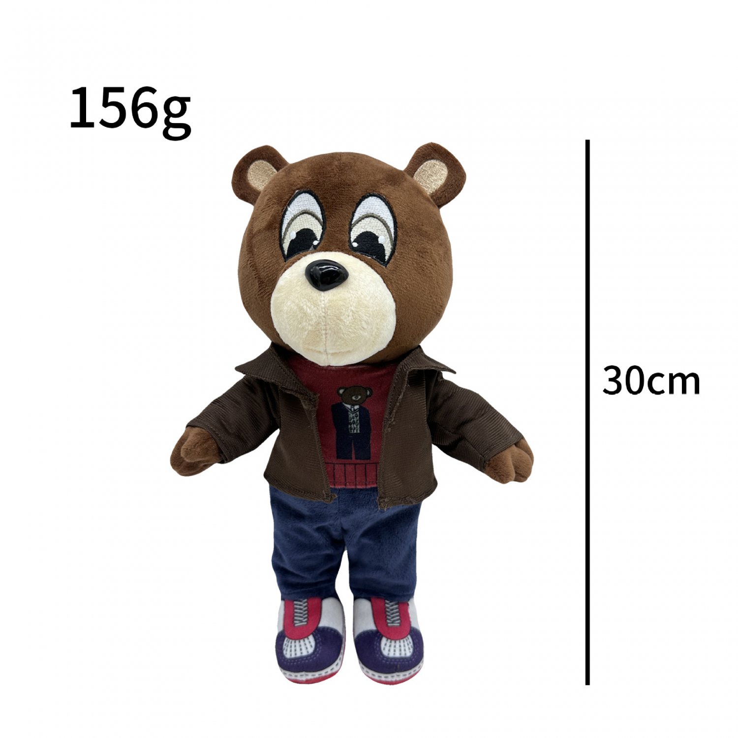 Kanye Teddy Bear Plush Doll West Graduation Teddy Bear Collection Gift Toys