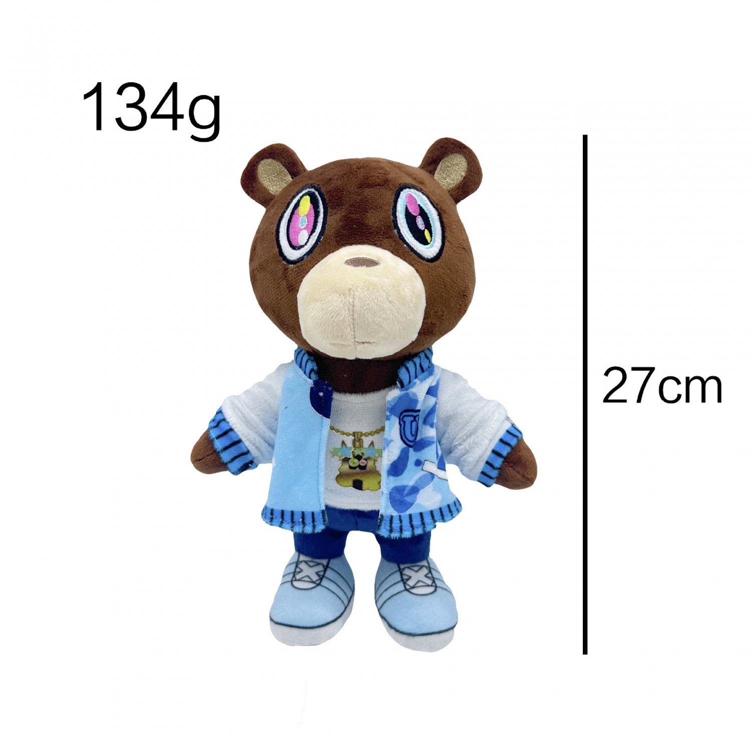Kanye Teddy Bear Plush Doll West Graduation Teddy Bear Collection Gift Toys