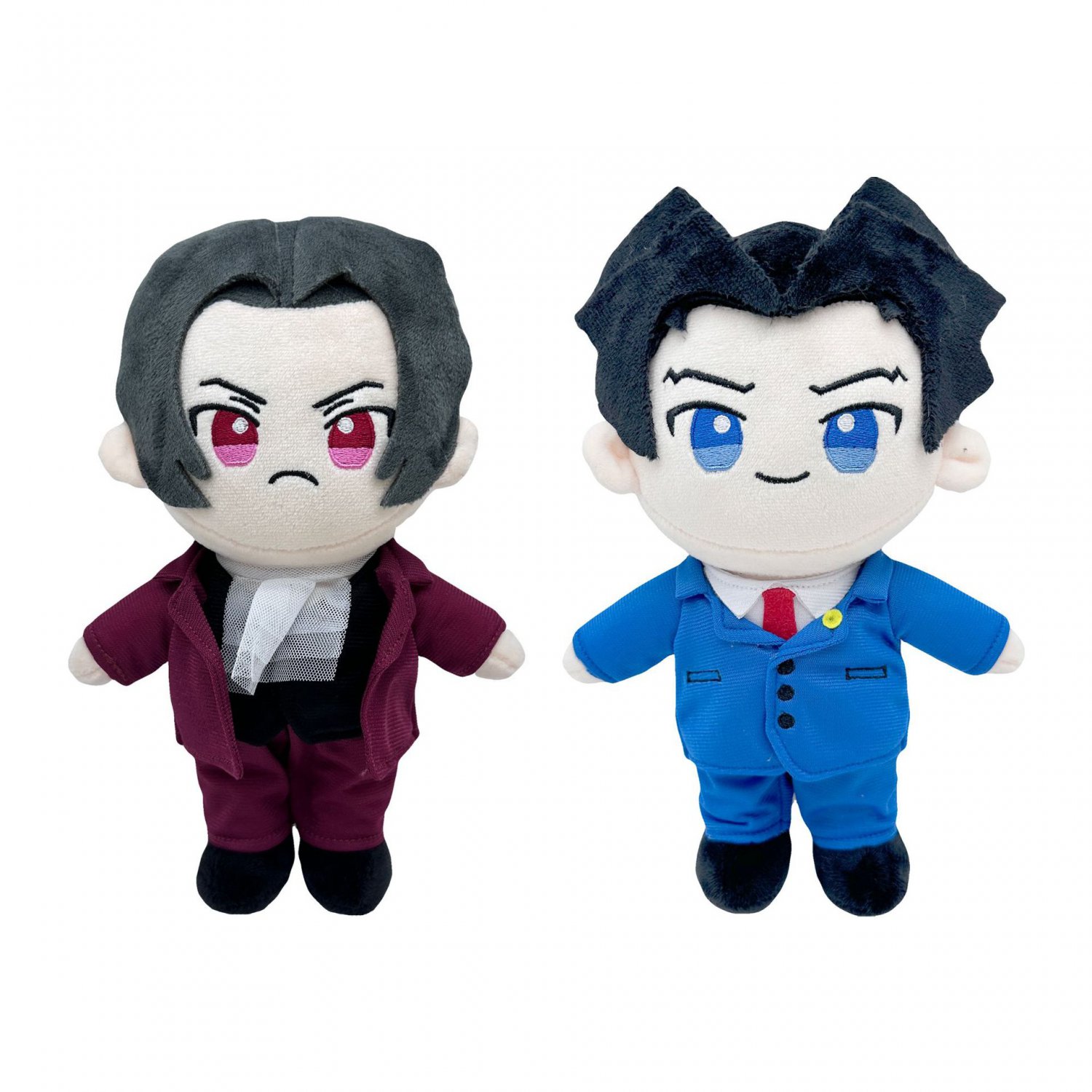 Anime Ace Attorney Figure Plush Doll Miles Edgeworth Phoenix Wright ...