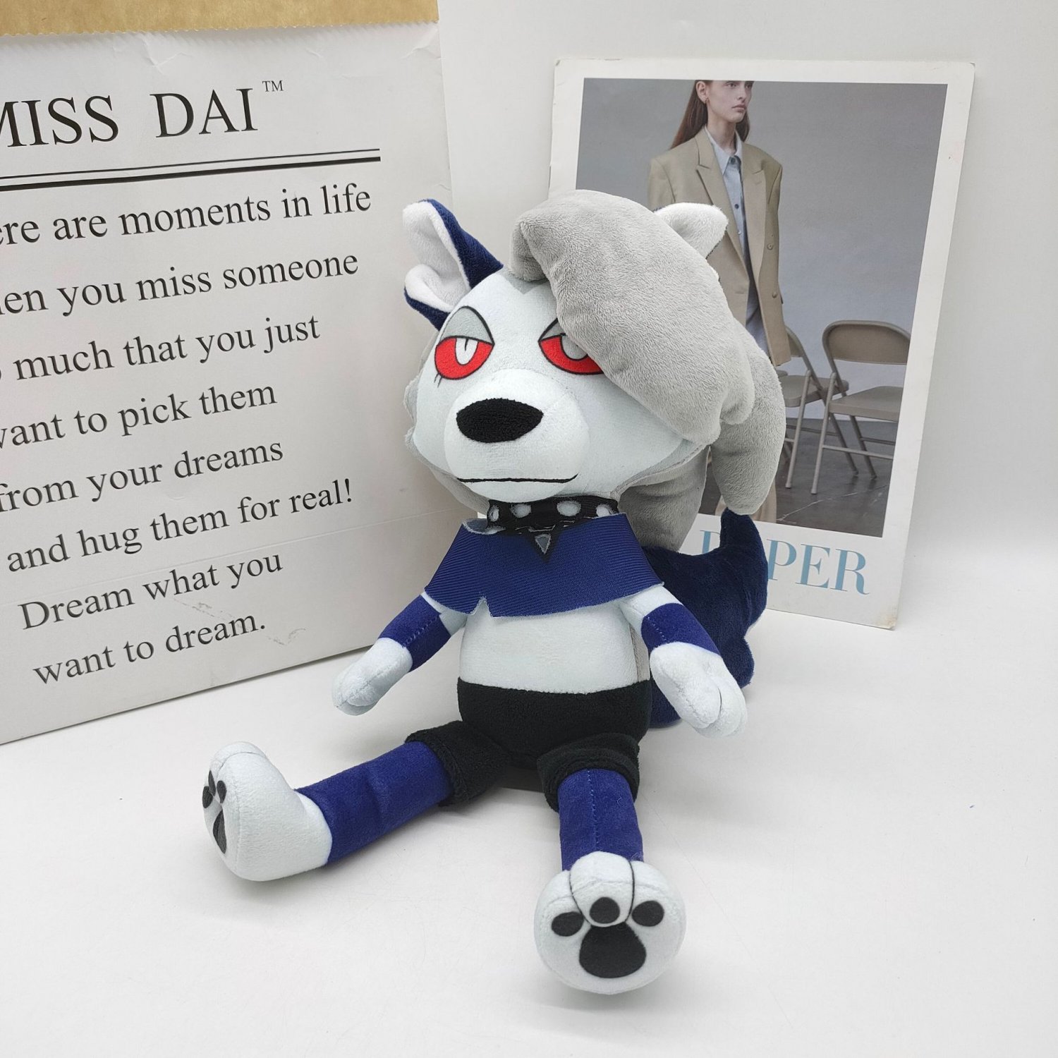 New Helluva Boss Loona Plush Doll Anime Stuffed Figure Collection Doll ...