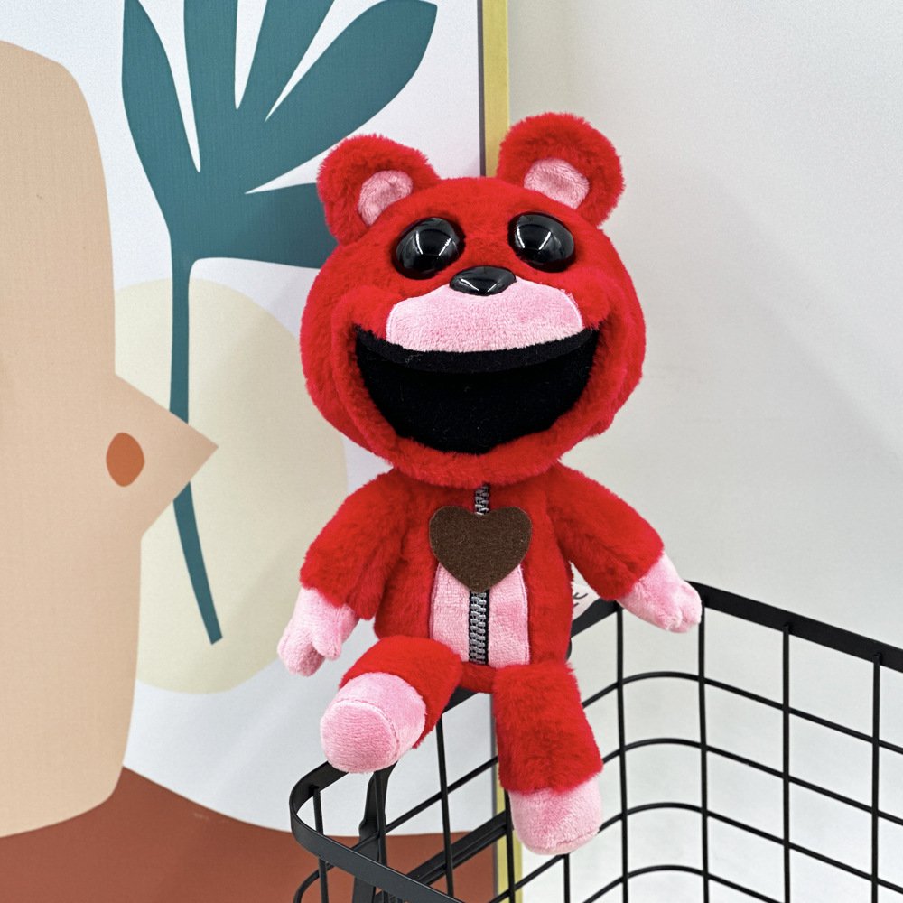 Poppy Playtime Smiling Critters Stuffed Soft Plush Toys Kids Gift-Red