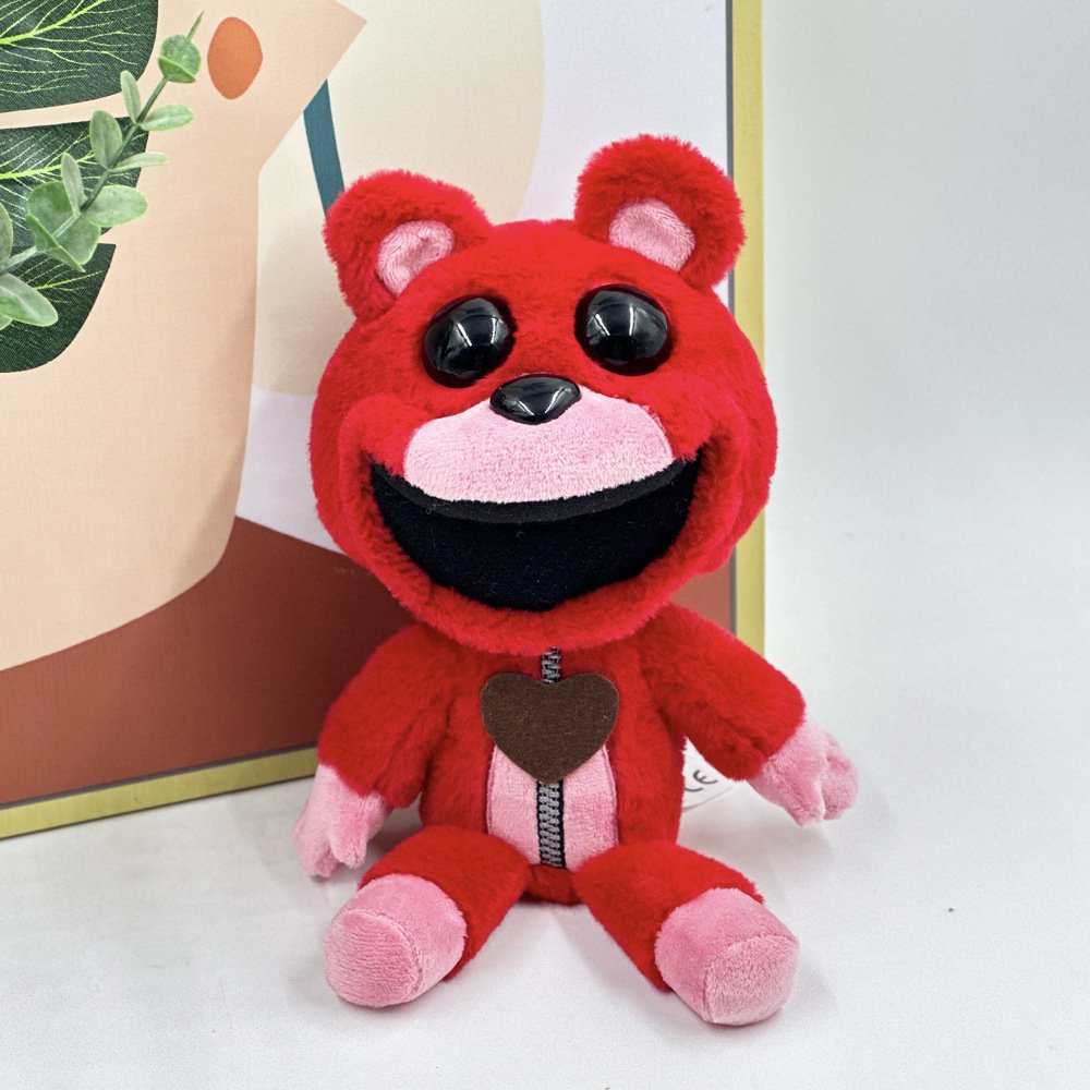 Poppy Playtime Smiling Critters Stuffed Soft Plush Toys Kids Gift-Red