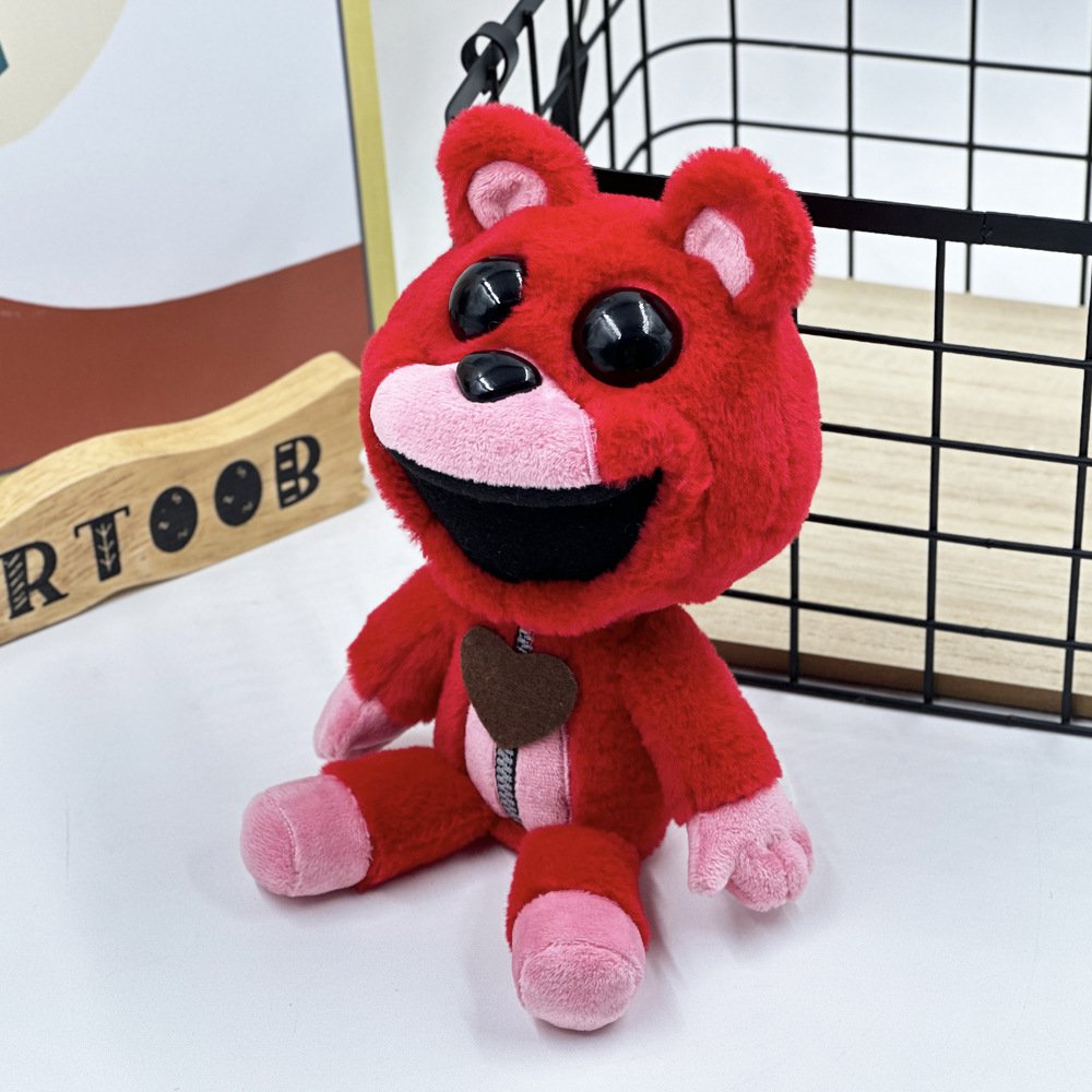 Poppy Playtime Smiling Critters Stuffed Soft Plush Toys Kids Gift-Red