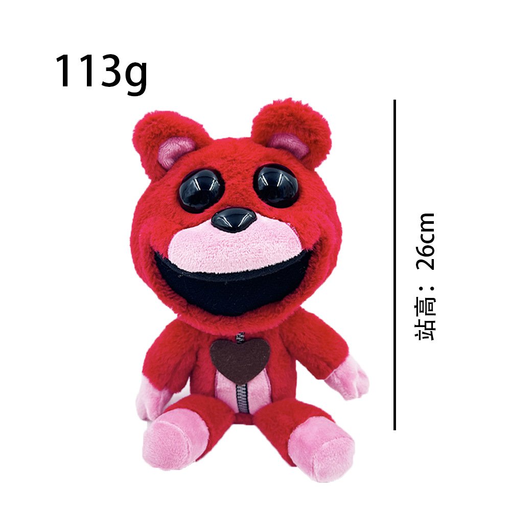 Poppy Playtime Smiling Critters Stuffed Soft Plush Toys Kids Gift-Red