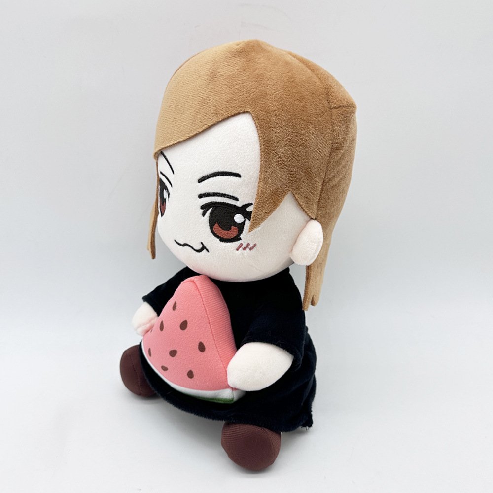 Kugisaki Nobara Watermelon Sitting Plush Doll Jujutsu Kaisen Collection ...