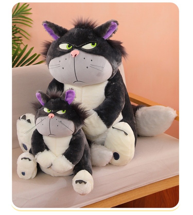 New Disney Cinderella Lucifer Cat Soft Plush Stuffed Toys Dolls 4 Sizes