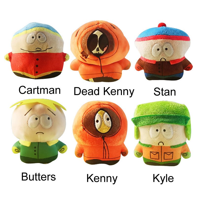 South Park Plush Danglers Friends of Mine Series Cartman Kenny Butters