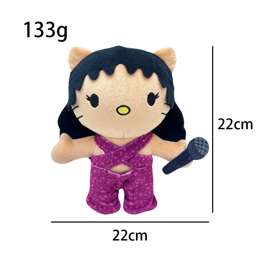 Hello Kitty Selena Plush Doll Cartoon Fluffy Dolls Throw Toy Gift