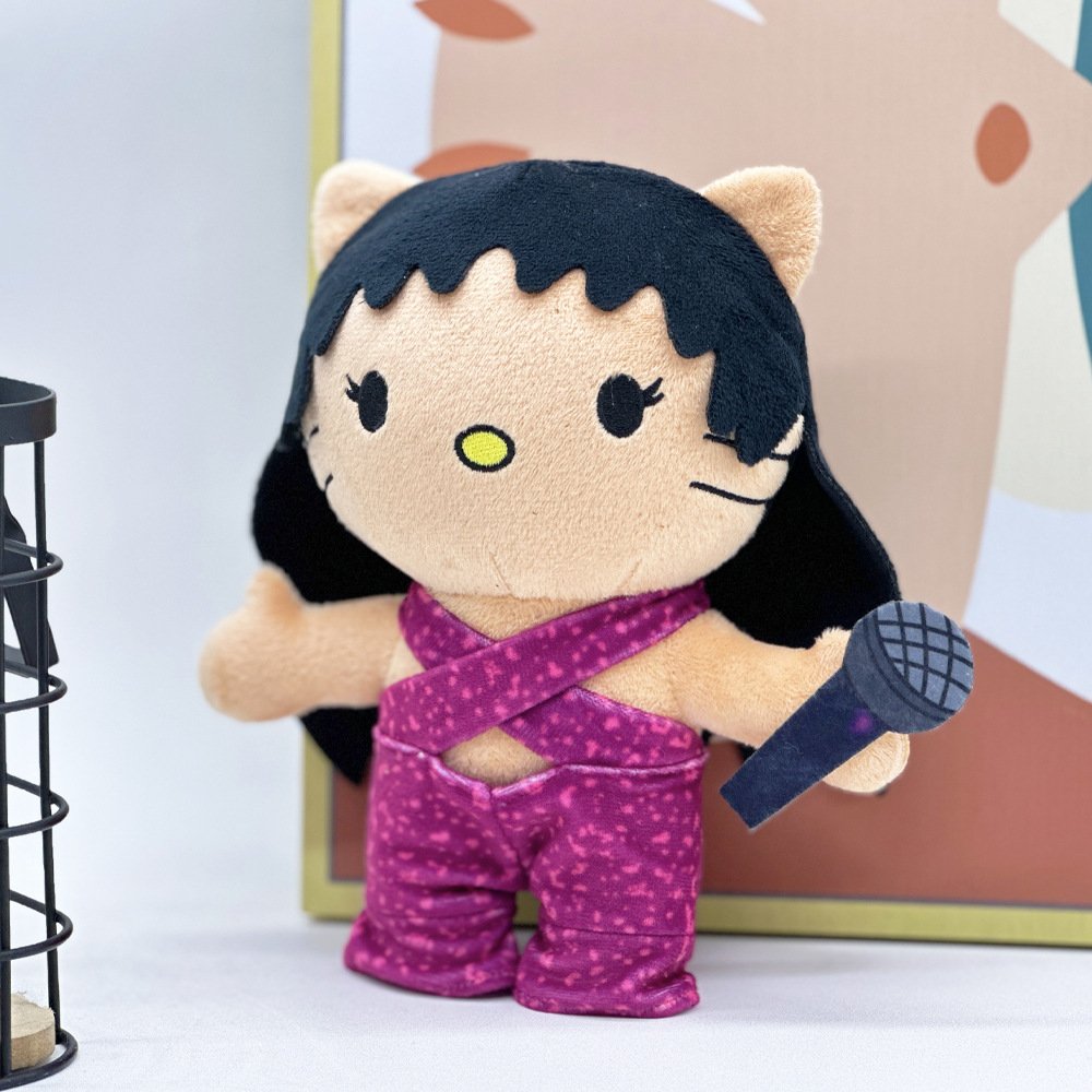 Hello Kitty Selena Plush Doll Cartoon Fluffy Dolls Throw Toy Gift