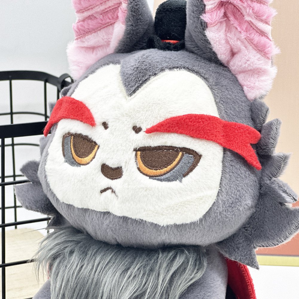 Hazbin Hotel Husk Meow Plush Stuffed Toy Doll Cute Angle Meow Children Gift