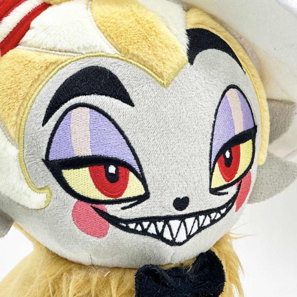 Hazbin Hotel Husk Meow Plush Stuffed Toy Doll Cute Angle Meow Children Gift