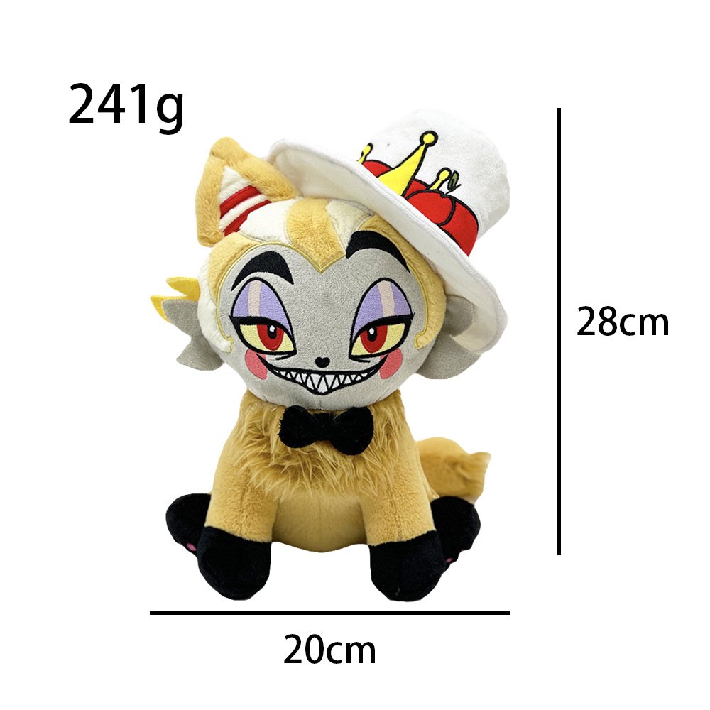Hazbin Hotel Husk Meow Plush Stuffed Toy Doll Cute Angle Meow Children Gift