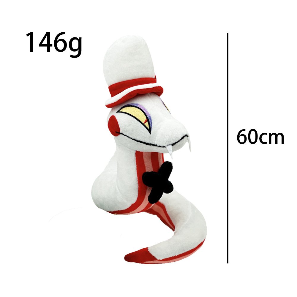 Hazbin Hotel Lucifer Snake plush Anime Plush Doll Fluffy Stuffed Doll ...