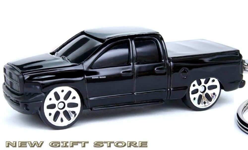 RARE HTF KEY CHAIN BLACK DODGE RAM 1500 4X4 TRUCK NEW HTF LIMITED ...