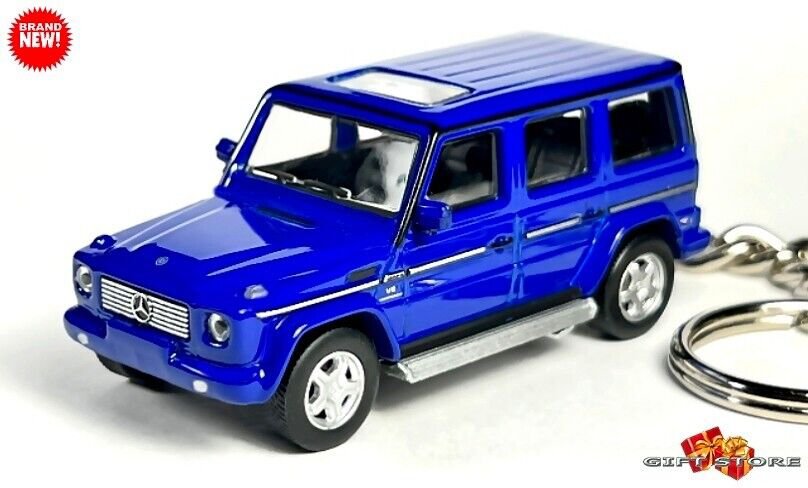 RARE KEYCHAIN BLUE MERCEDES G CLASS G500 AMG WAGON CUSTOM Ltd GREAT GIFT