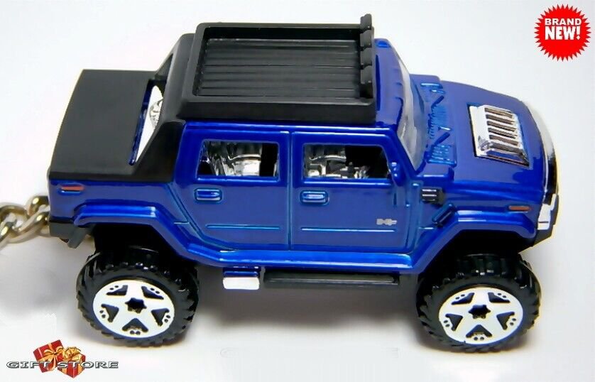 RARE KEYCHAIN BLUE HUMMER H2 TRUCK CUSTOM Ltd Ed.️GREAT GIFT️