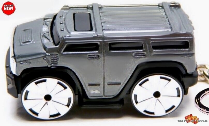 HTF KEYCHAIN GREY HUMMER H2 CARICATURE CUSTOM Ltd ️GREAT GIFT️