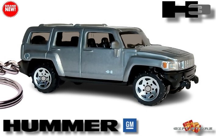 RARE KEYCHAIN SILVER HUMMER H3 ALPHA 4X4 CUSTOM Ltd Ed.NICE GIFT