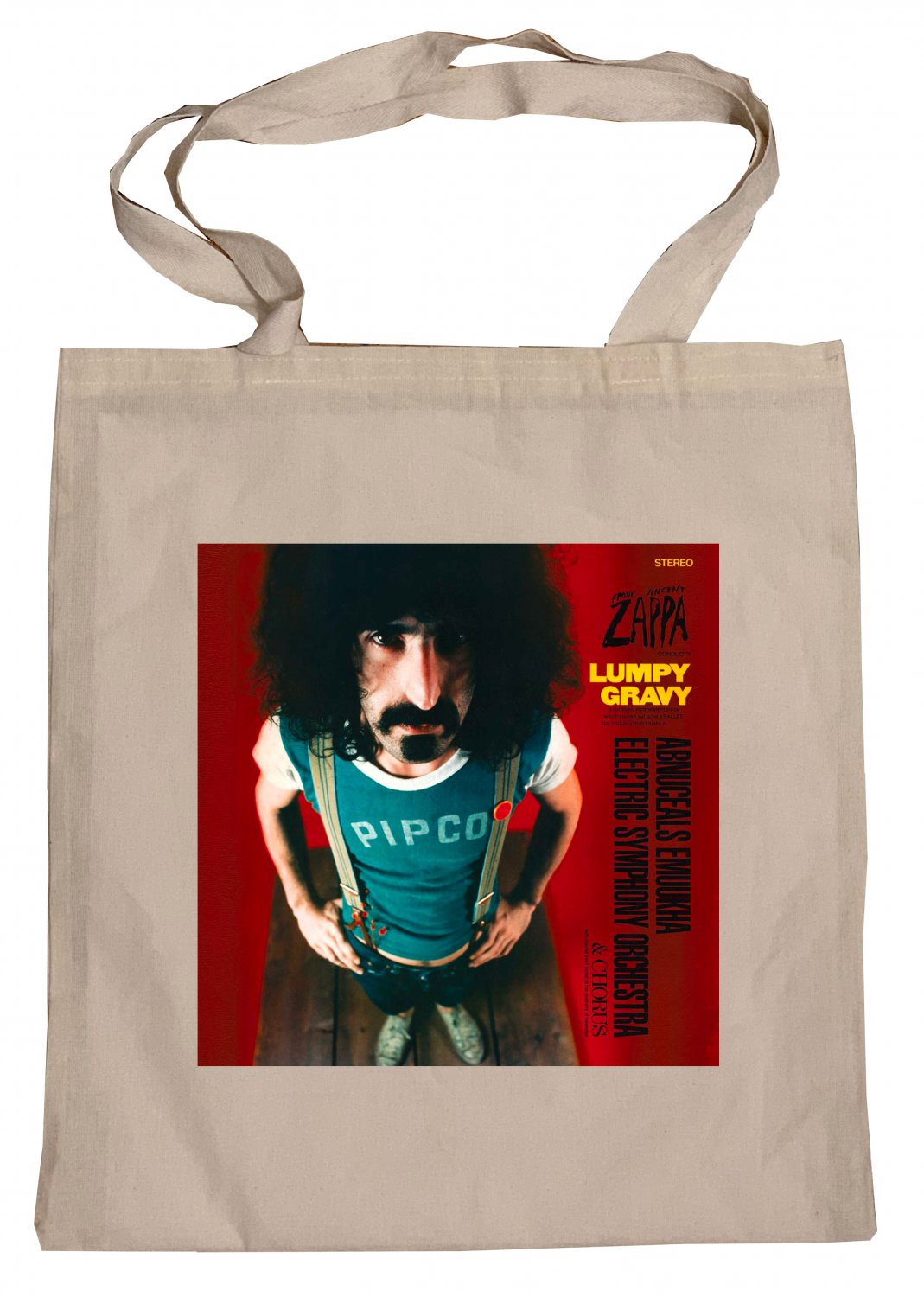 FRANK ZAPPA - LUMPY GRAVY - ECOLOGIC CANVAS TOTEBAG