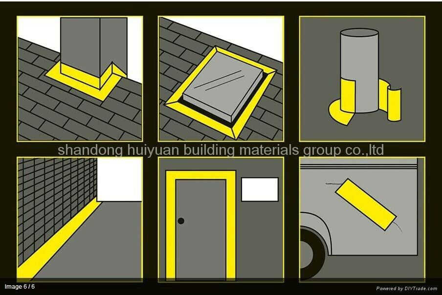 Instant watertight seal Self Adhesive Waterproofing Strip 3" x 1Feet ...