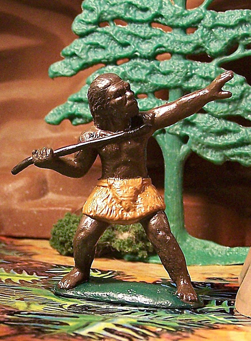 Safari Cave Man w/Spear, from Prehistoric Caveman, Mammal, and Dinosaur ...