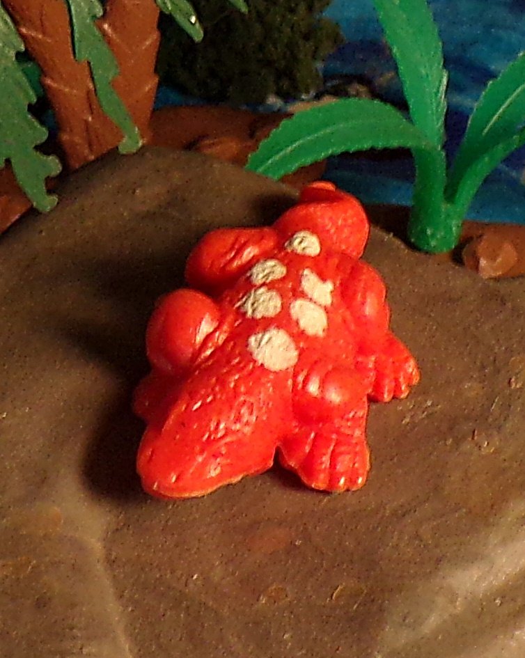 1987 Panosh (aka Dino Mites) Caricature #43 Orange Ophiacodon (5-2-22)