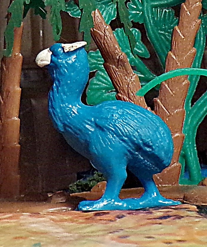 1987 Panosh (aka Dino Mites) Caricature #33 Blue Flightless Avian ...