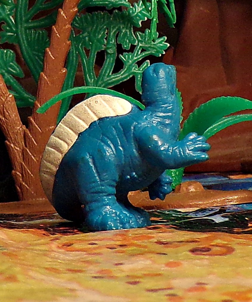 1987 Panosh (aka Dino Mites) Caricature #33 Blue Ouranosaurus Var. 1 (5 ...